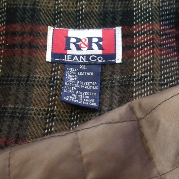 R&R Jean Co. | Jackets & Coats | Rr Jean Co 0 Leather Brown Jacket ...
